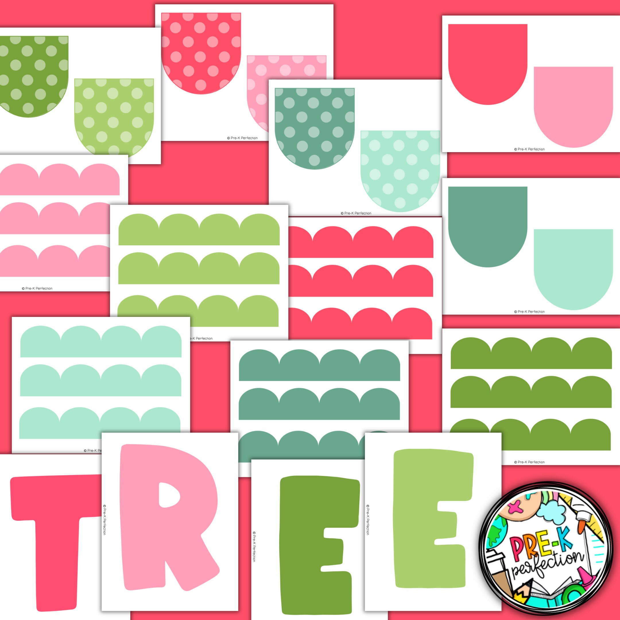 Christmas Tree Bulletin Board Kit: Holiday Classroom Decor (digital ...