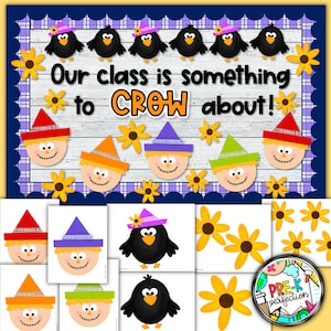 Scarecrow Bulletin Board Kit: Fall Classroom Decor (digital Download ...