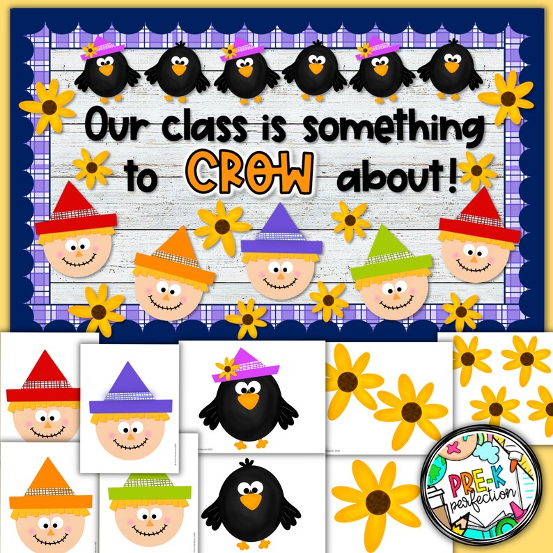 Scarecrow Bulletin Board Thanksgiving Bulletin Board - Etsy