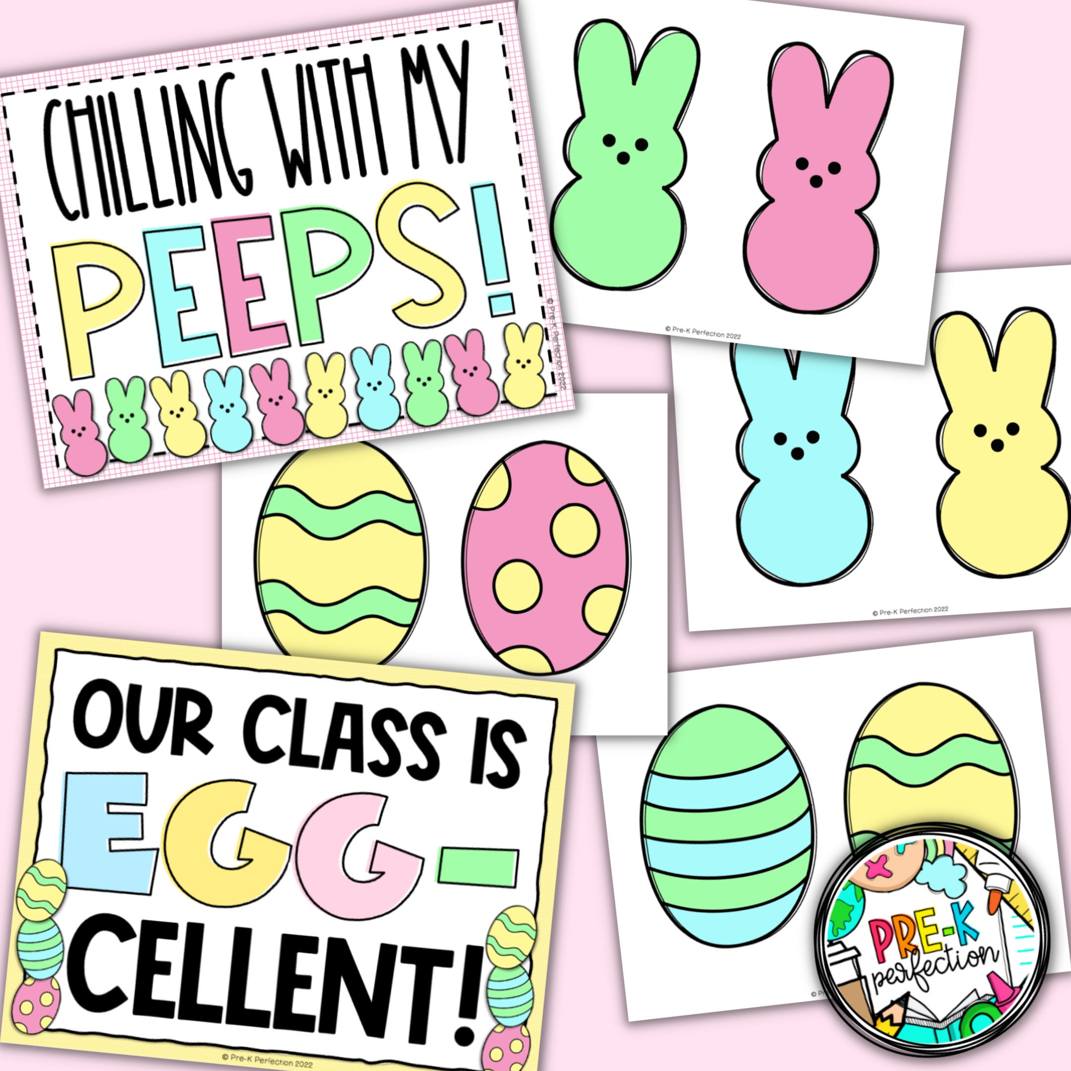 Editable Easter Door Decor: Classroom Bulletin Board (digital Download ...