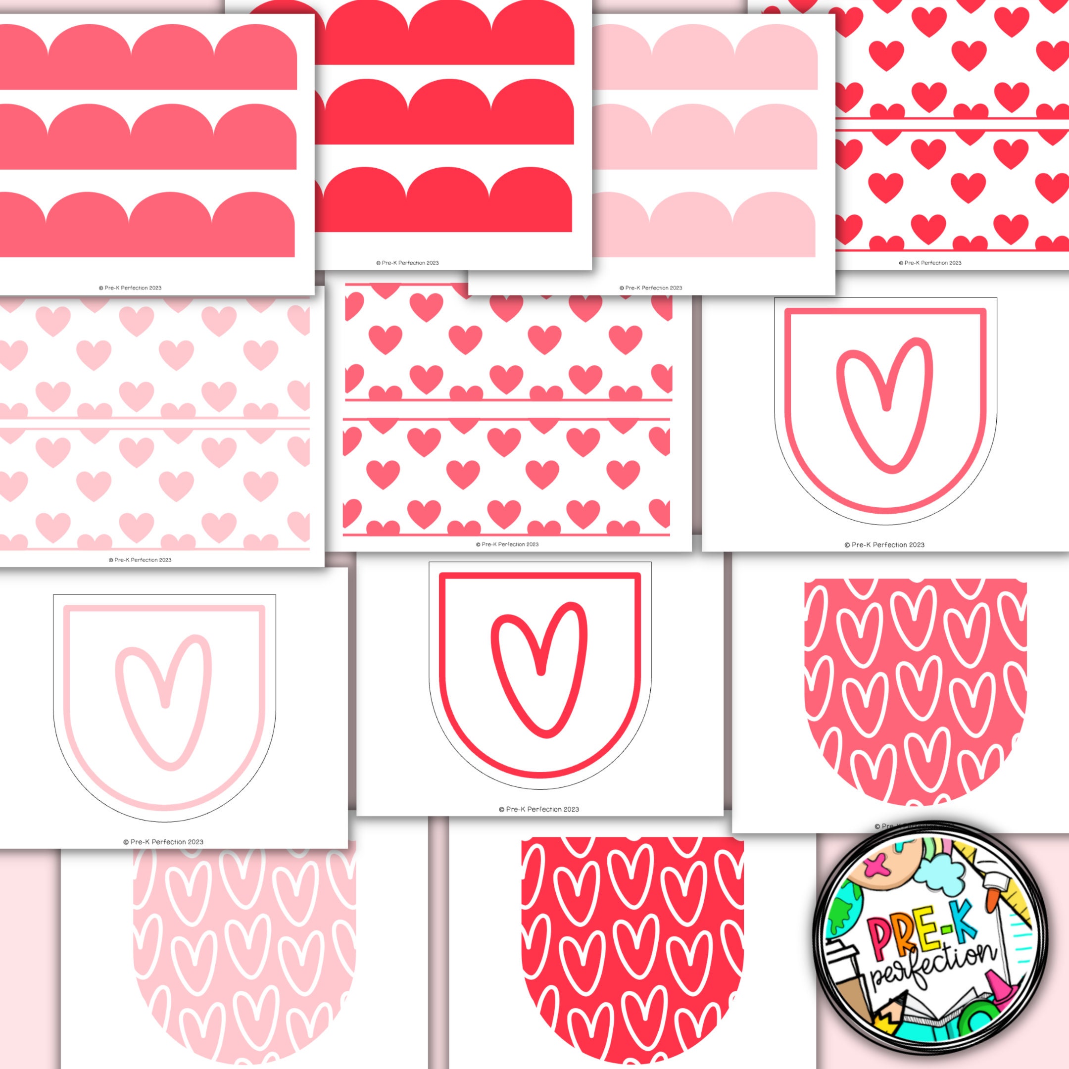 Valentine's Day Gnome Bulletin Board Decor (digital Download) - Etsy