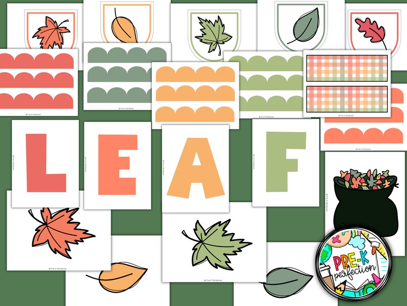Fall Leaves Bulletin Board Kit: Classroom Decor (digital Download) - Etsy