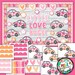 Love Buggy Valentine Bulletin Board Retro Love Bug Bulletin Board Valentine's Day Classroom ...