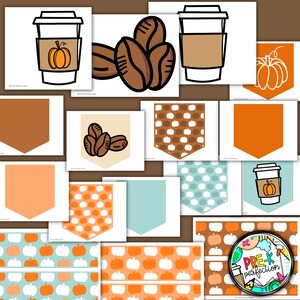 Pumpkin Spice Staff Bulletin Board Kit (digital Download) - Etsy