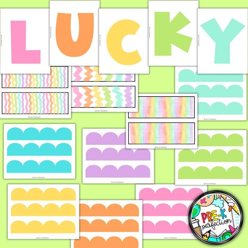 St. Patrick's Day Classroom Bulletin Board Decor (digital Download) - Etsy