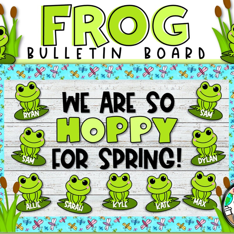 Frogs Bulletin Board - Etsy