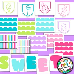 Sweet Holiday Candy Bulletin Board Kit (digital Download) - Etsy