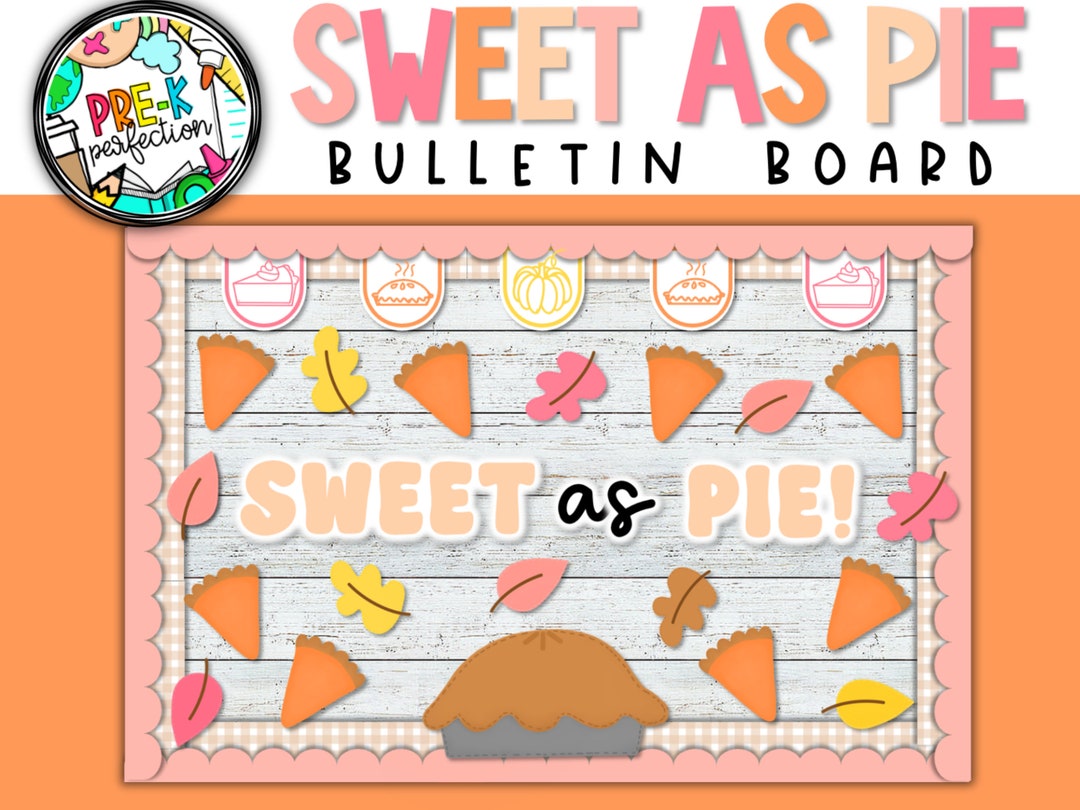 Pumpkin Pie Bulletin Board | BOHO Thanksgiving Bulletin Board | Sweeter ...