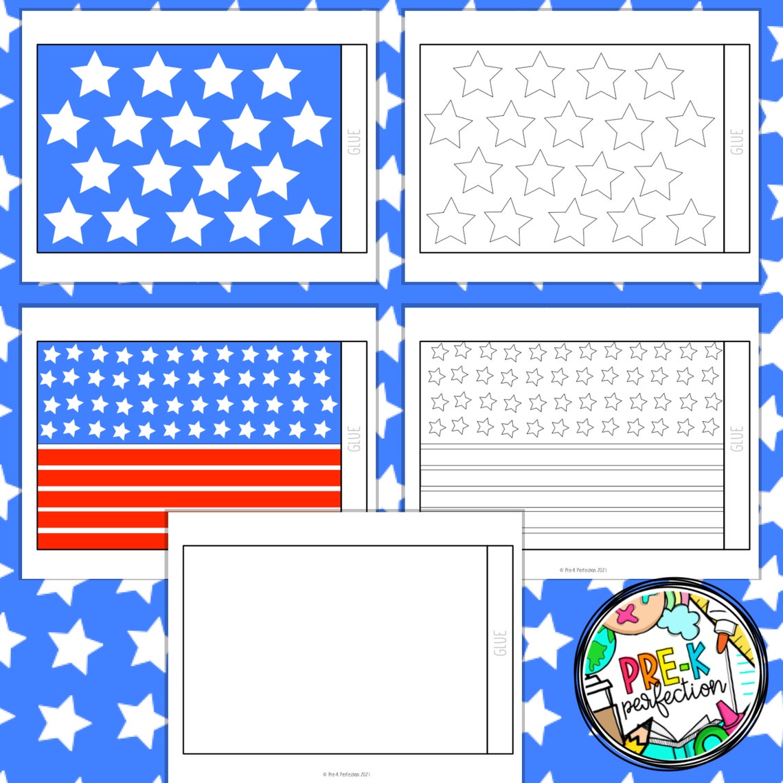 American Flag Paper Windsock Memorial Day Fourth of July - Etsy