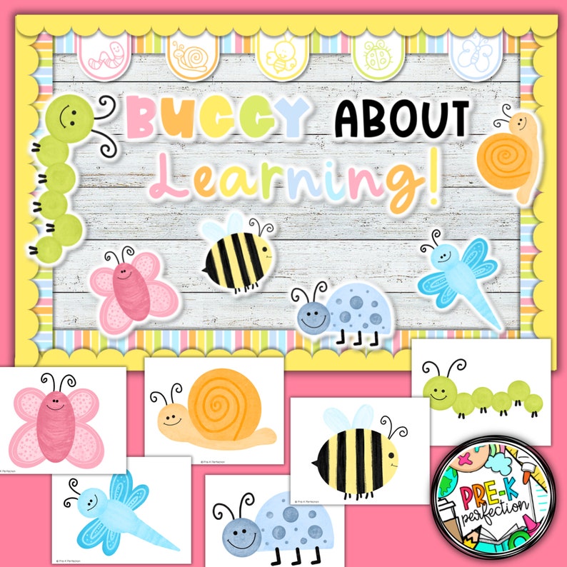 Spring Bug Bulletin Board Decor (digital Download) - Etsy
