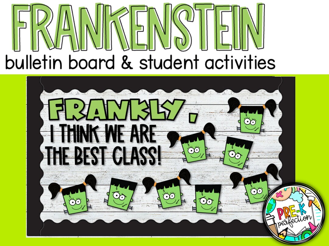 Frankenstein Bulletin Board | Halloween Bulletin Board | Digital ...