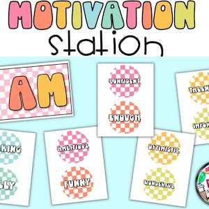 Affirmation Station | Digital Download | 90's Inspired Classroom Decor ...