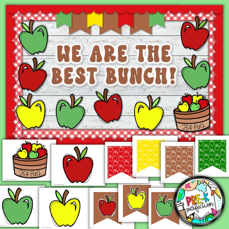 Fall Apple Bulletin Board: Classroom Decor (digital Download) - Etsy