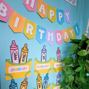 Crayon Classroom Decor Bundle: Bright Posters (digital Download) - Etsy