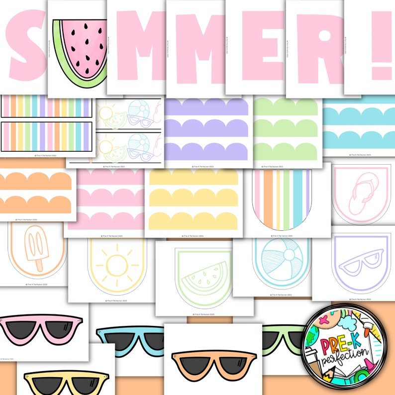 School's Out for Summer Bulletin Board Kit (digital Download) - Etsy