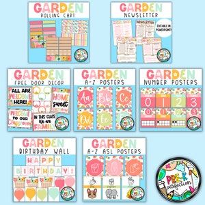 Garden Classroom Decor Bundle | Flower Garden Decor | Back to School ...