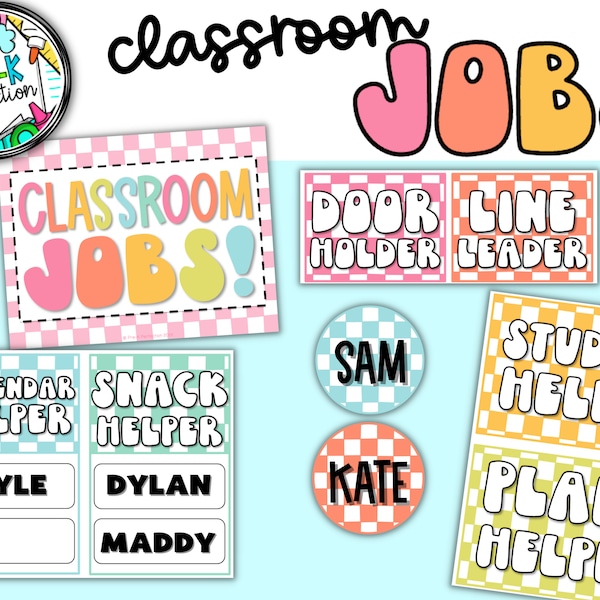 Classroom Jobs Chart - Etsy