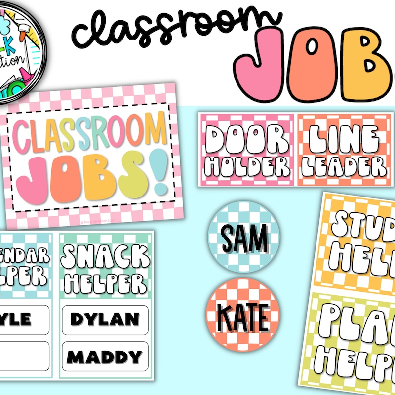 Classroom Jobs Chart - Etsy