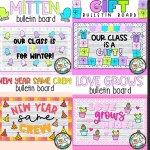 Seasonal Bulletin Board Bundle| Monthly Bulletin Board Bundle | 12 ...