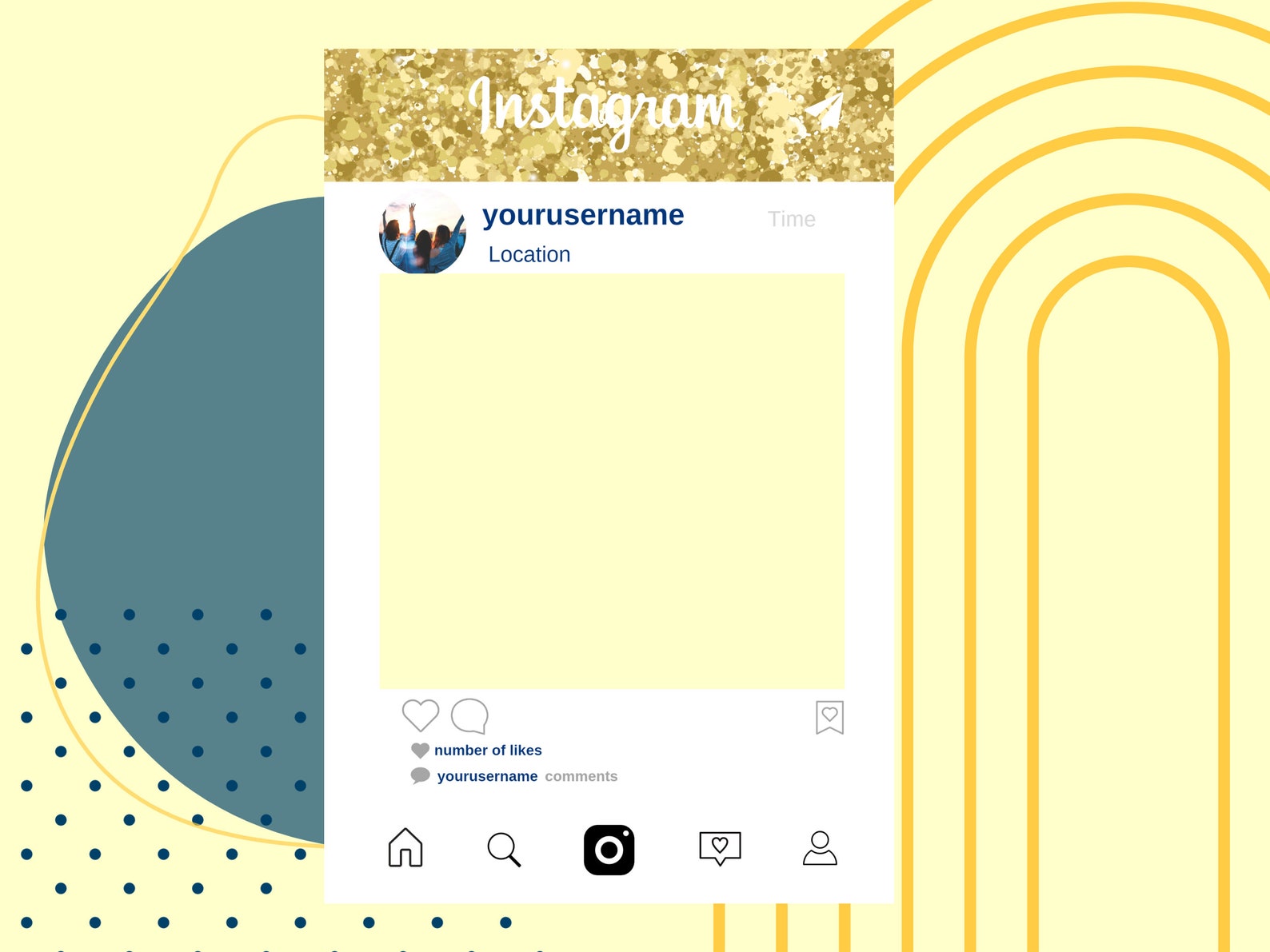 Instagram Frame, Instagram Prop, Photo Booth Prop, Wedding Frame, Party ...