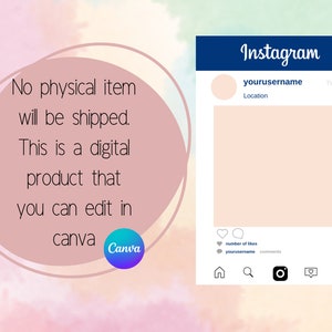 Instagram Frame Instagram Prop Photo Booth Prop Wedding - Etsy