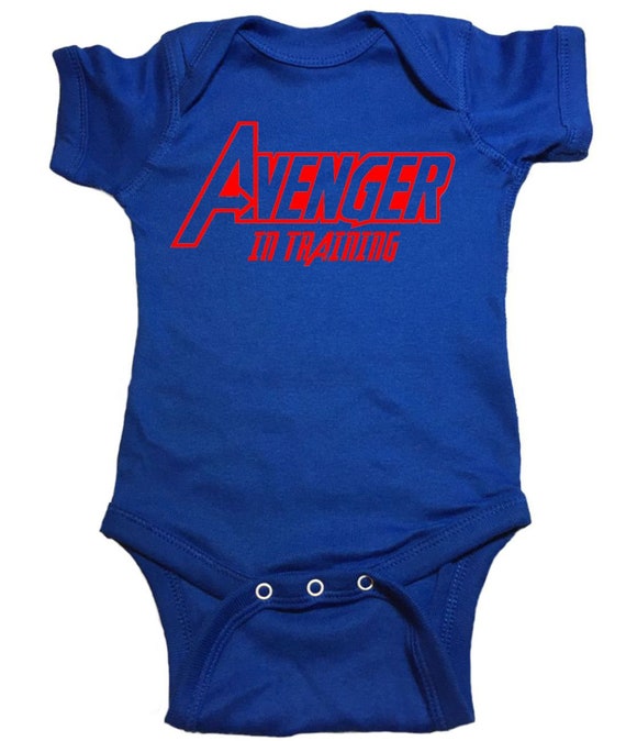 Avengers Baby Onesie avenger in Training | Etsy
