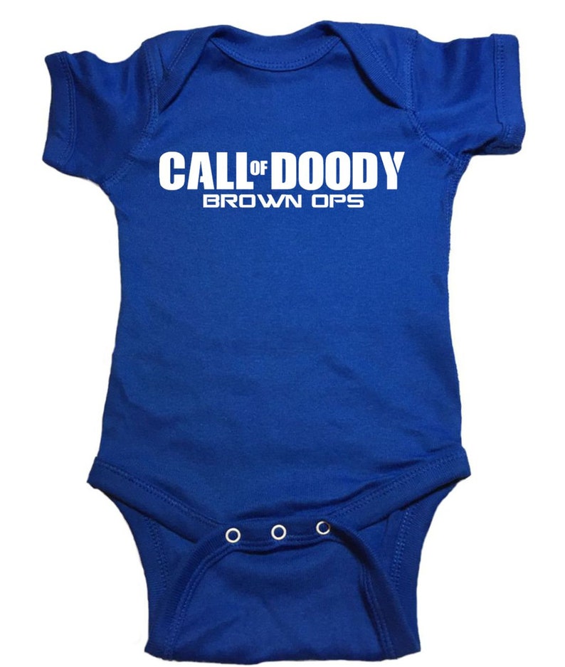 Call of Duty Baby Onesie "call of Doody" Baby Clothes - Etsy