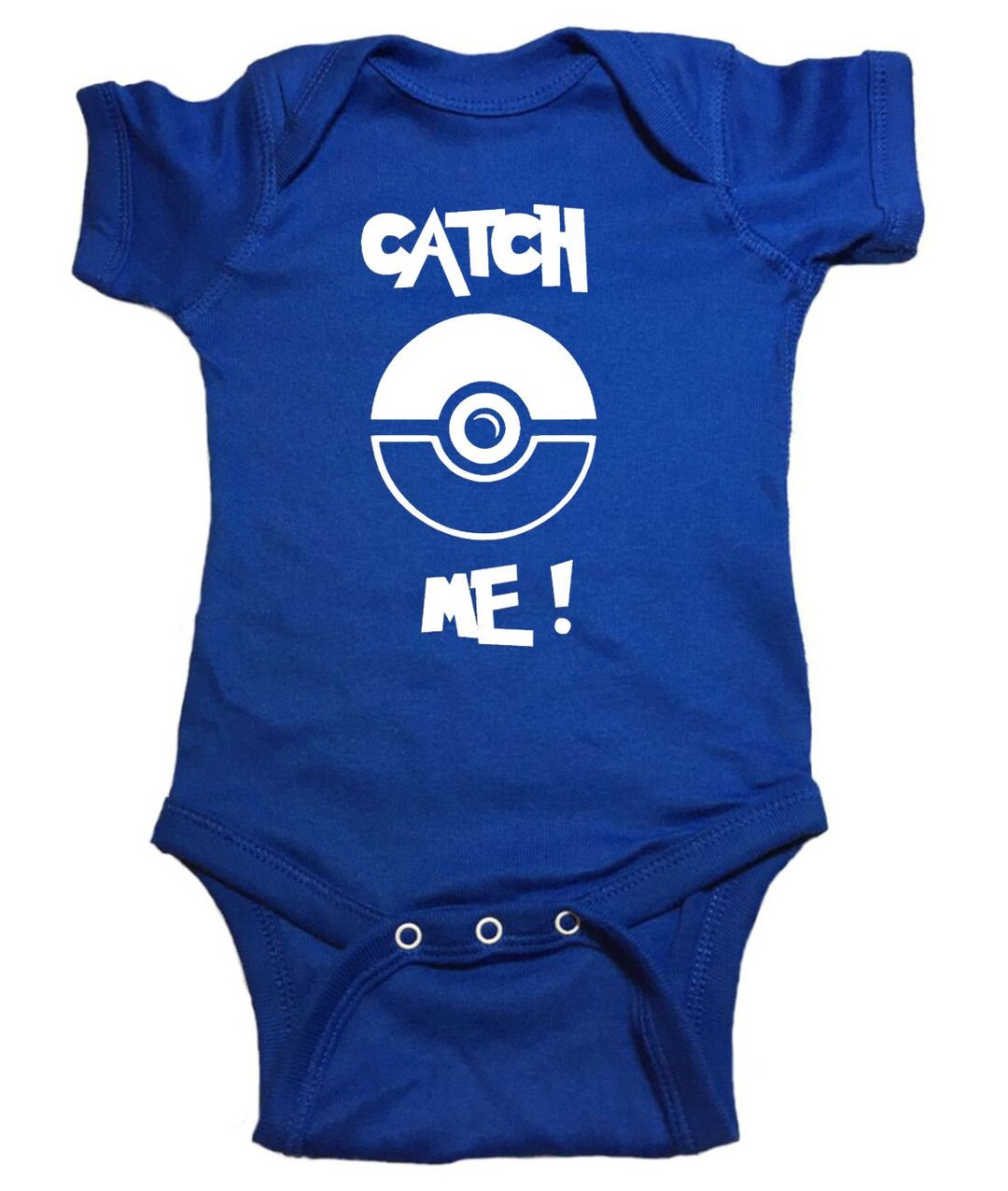 Pokemon Baby Onesie "catch Me" Baby Clothes - Etsy