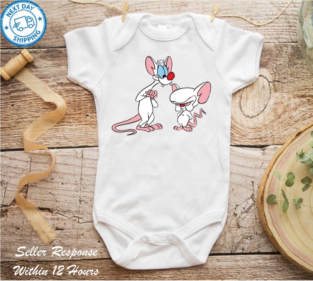 Pinky and the Brain Baby Onesie White Baby Clothes - Etsy UK
