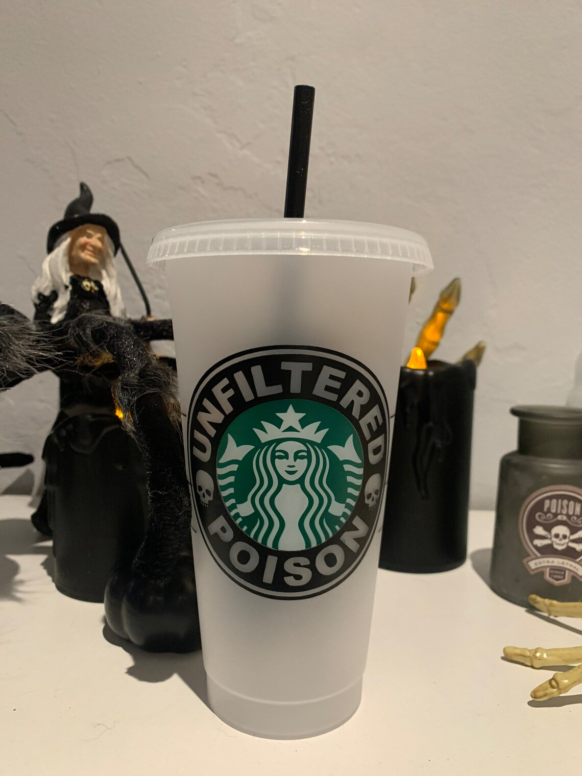 Wednesday Addams Starbucks Cold Cup Perfect Gift for - Etsy