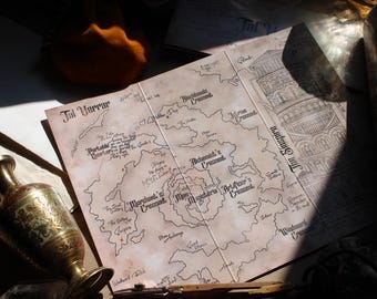 Map of Camorr- Lies of Lock Lamora - Etsy