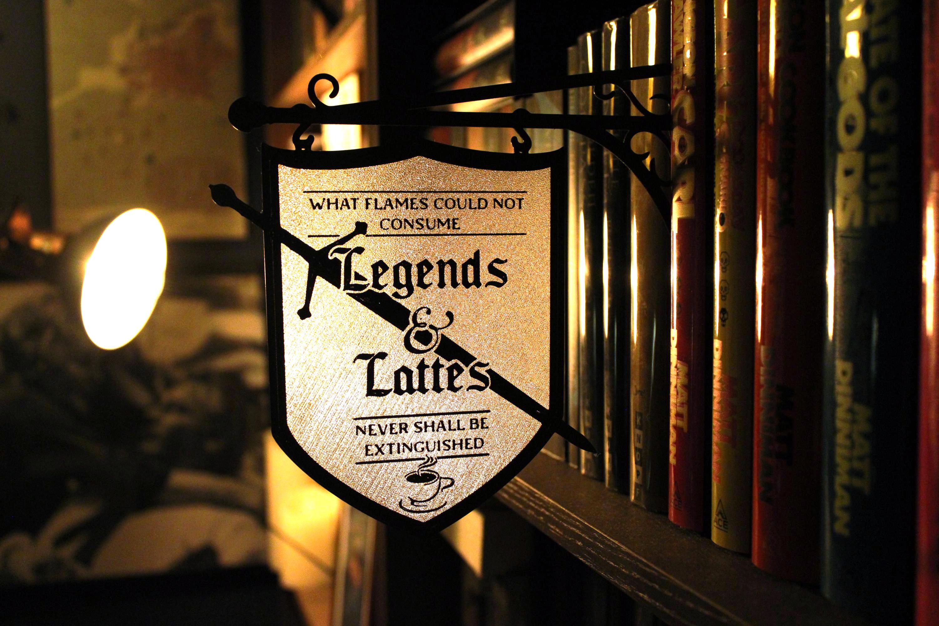 PRE-ORDER* Bookshelf Tab- Legends and Lattes - Etsy
