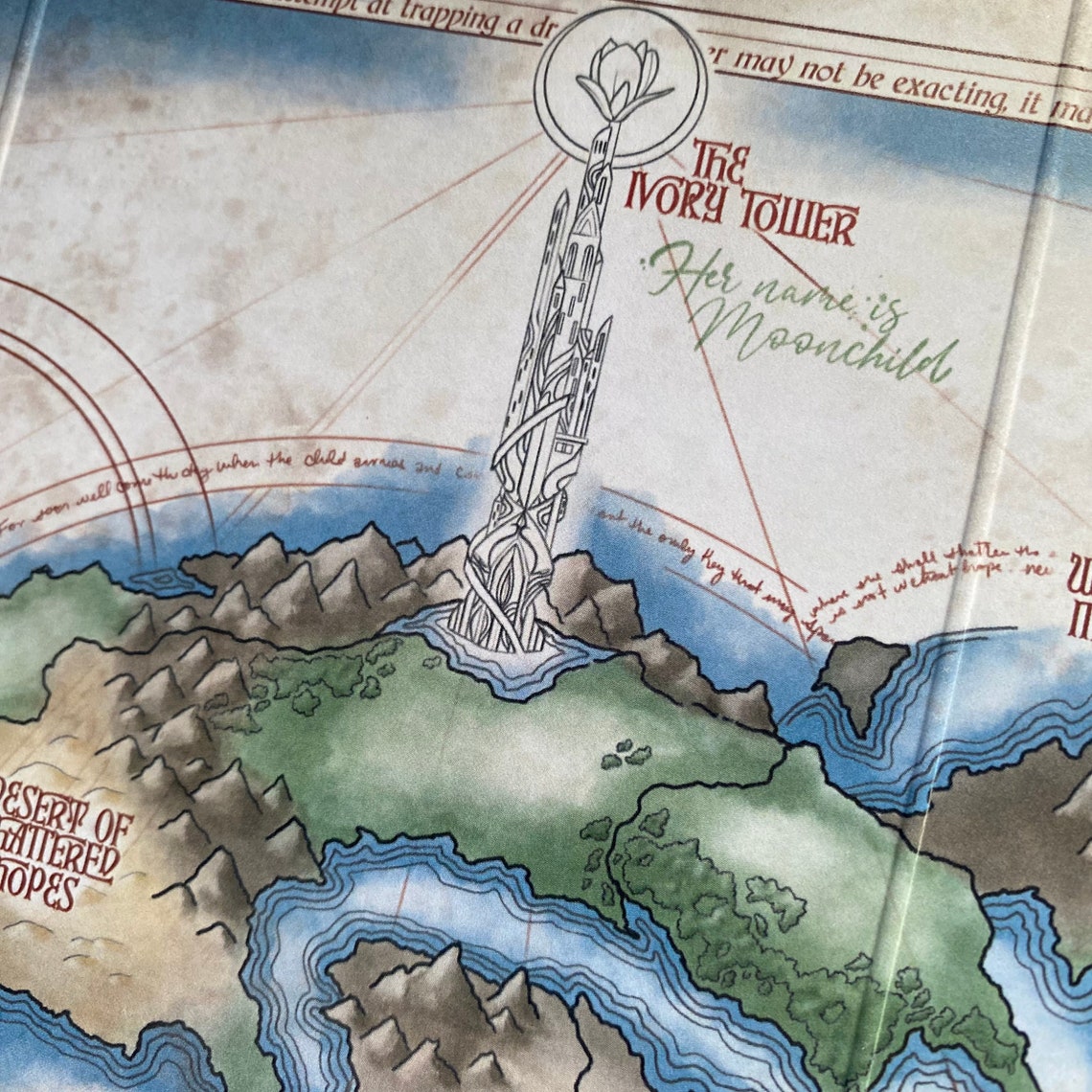 A Map of Fantastica fantasia From the Neverending Story by - Etsy Canada