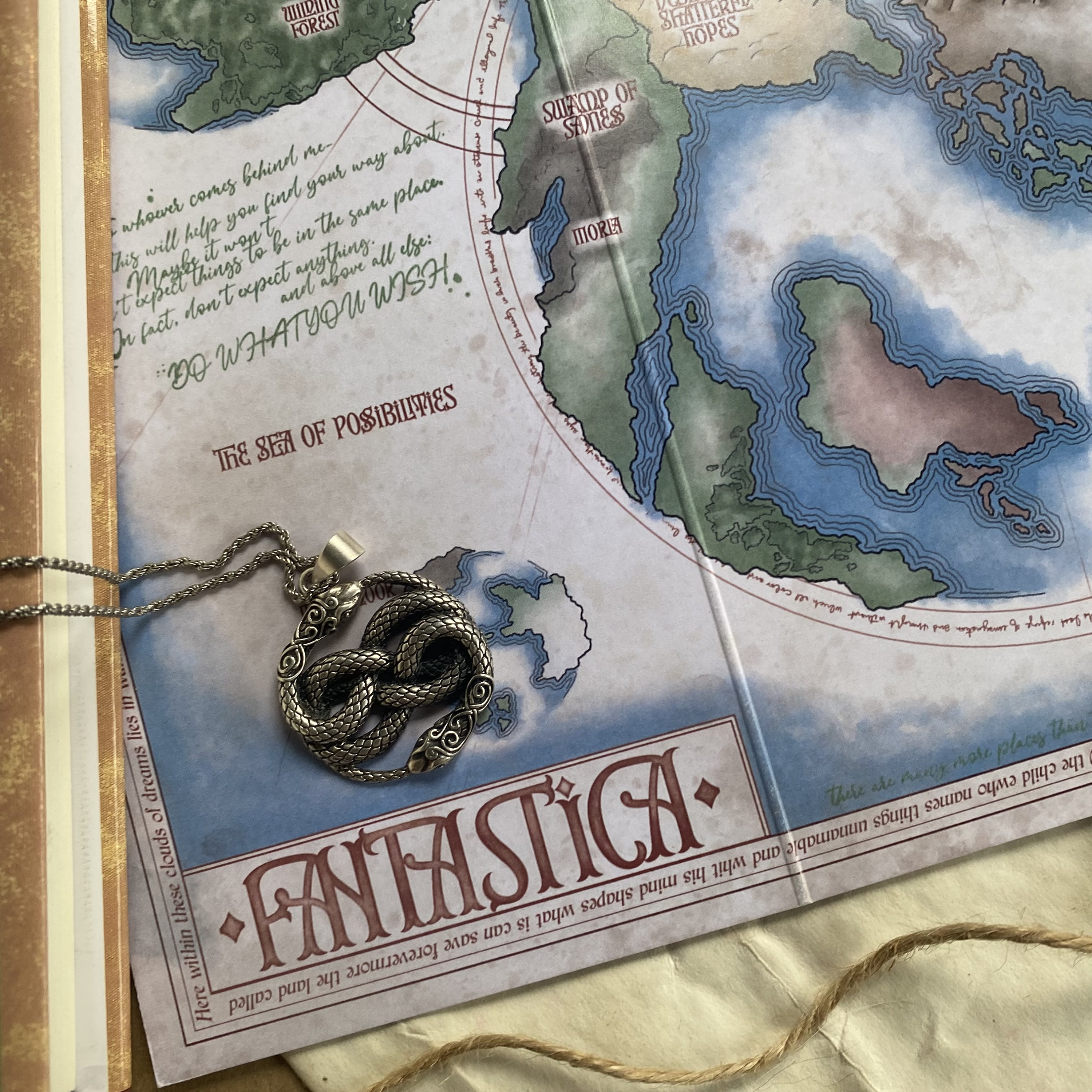 A Map of Fantastica fantasia From the Neverending Story by - Etsy Australia