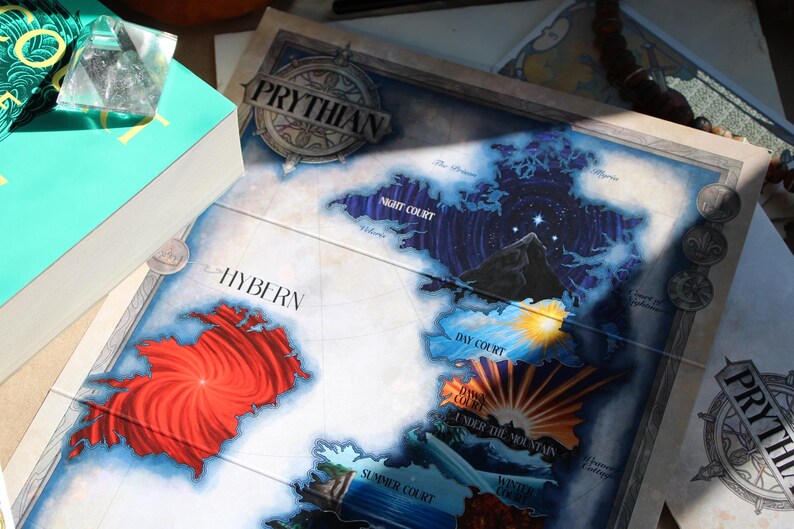 A Map of Prythian - Etsy