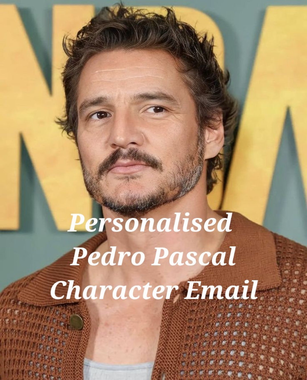 Personalised Pedro Pascal Character Email - Etsy