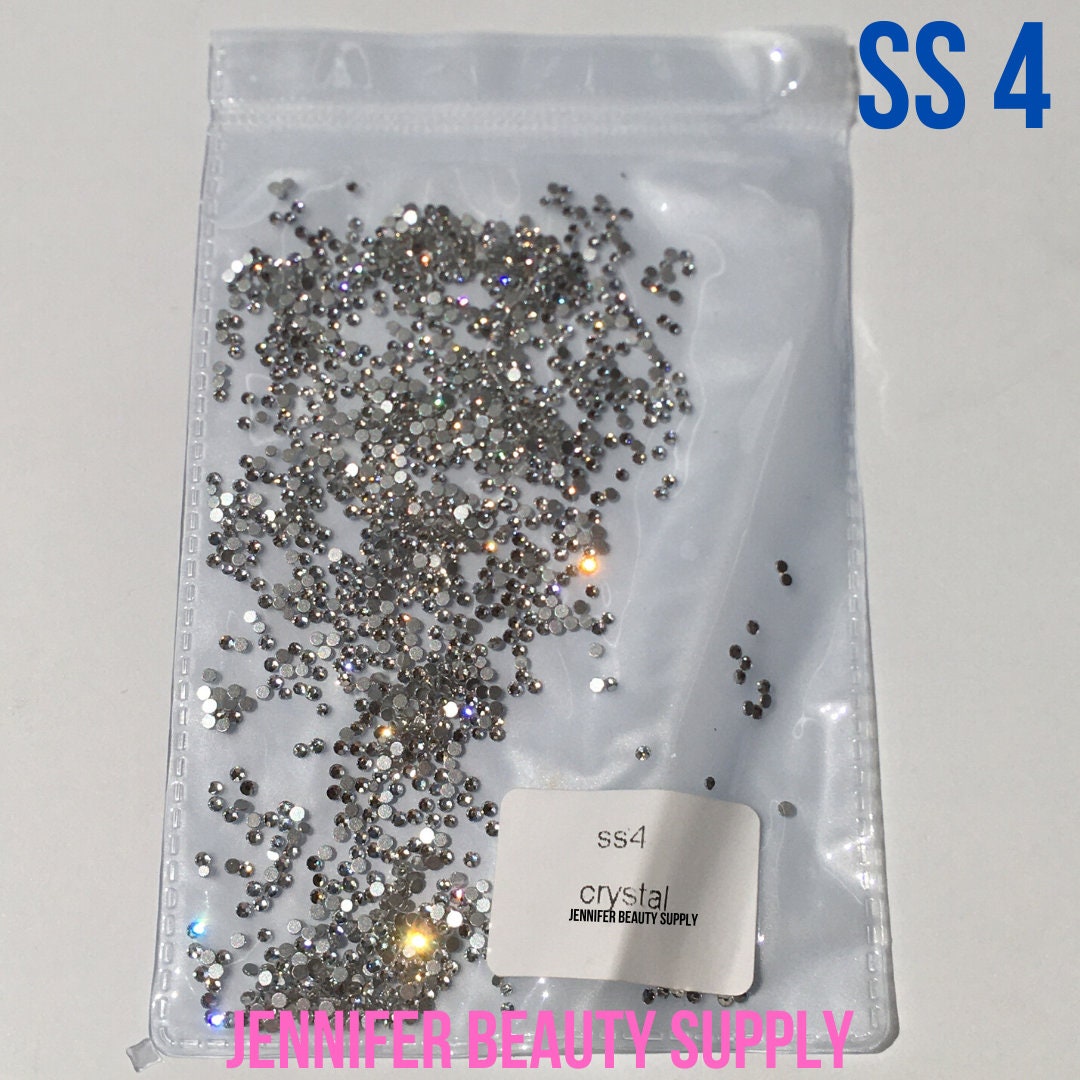 Crystal Clear-glass Rhinestones-non-hot Fix-ss4, SS6,SS8, SS10,SS12 ...