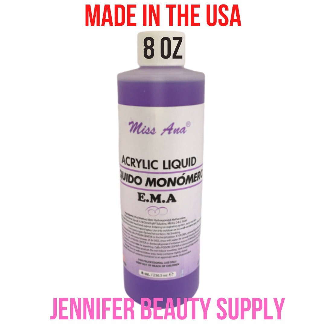 Miss Ana Acrylic Nail Liquid Monomer Professional Acrylic Nail System 8 ...