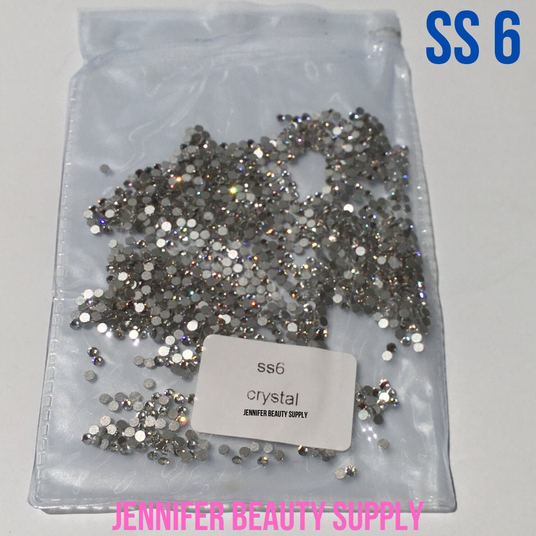 Crystal Clear-glass Rhinestones-non-hot Fix-ss4, SS6,SS8, SS10,SS12 ...