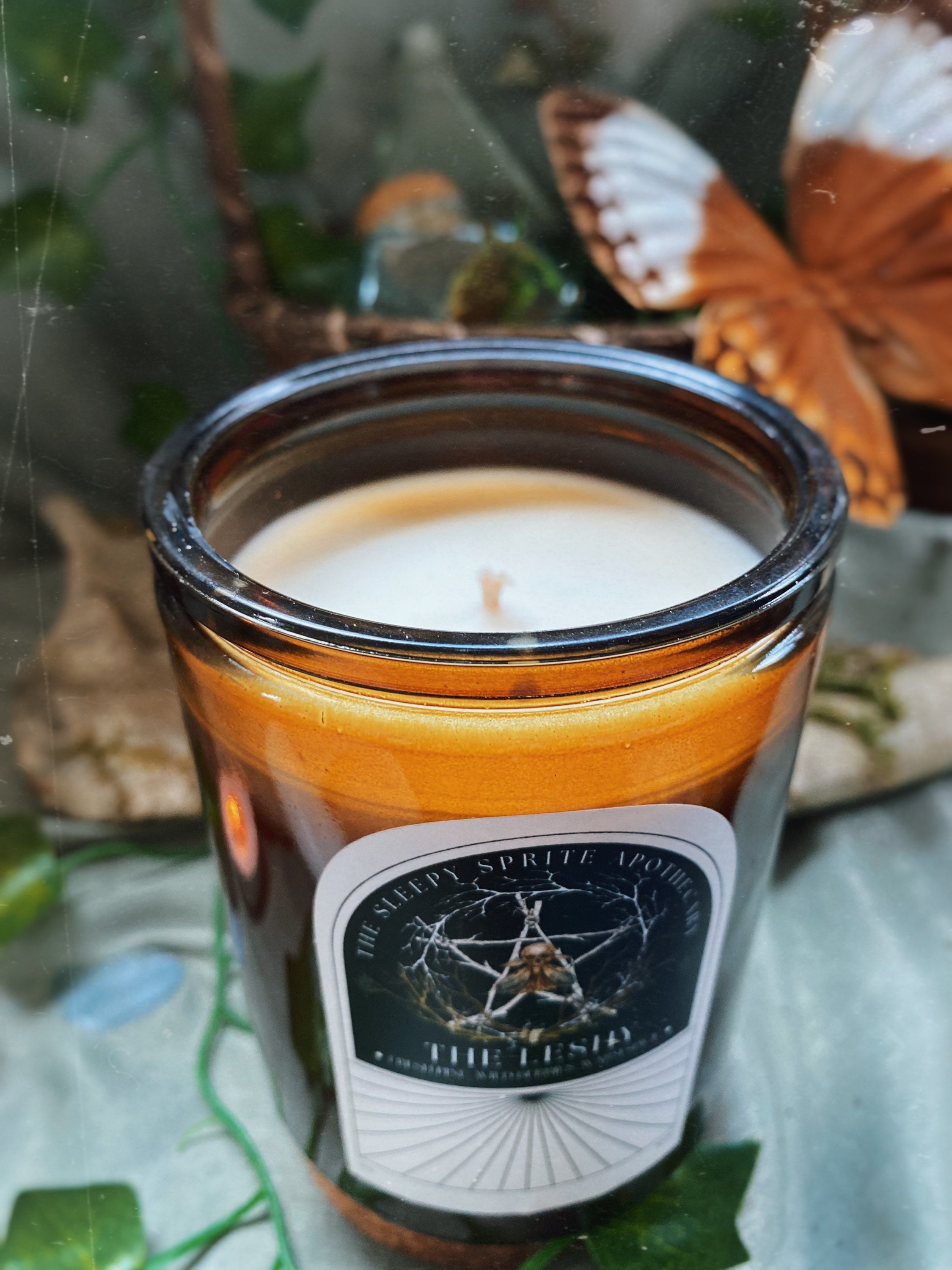 The Leshy Pure Soy Candle Pine and Fresh Berries Lore - Etsy