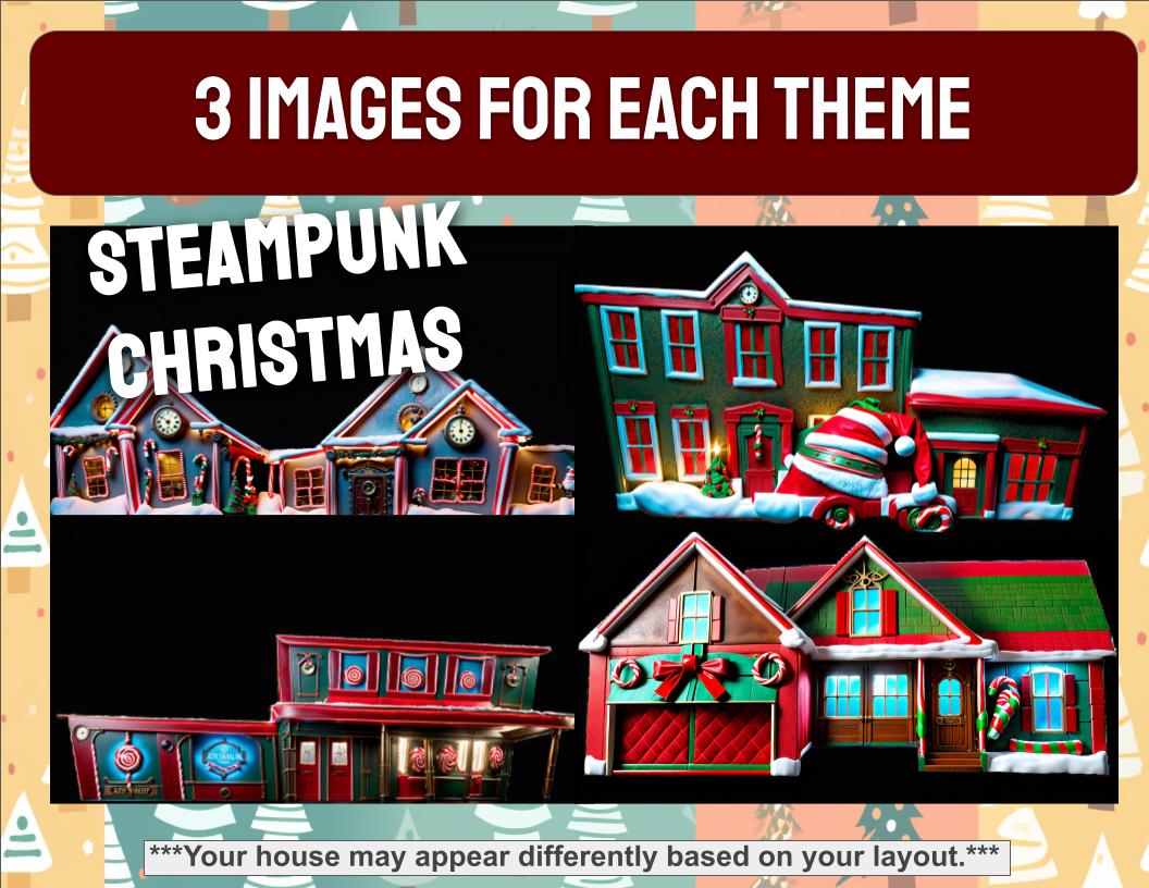 Christmas Projection Mapping Facade Pack! - PACK 3 - Three Themes ...