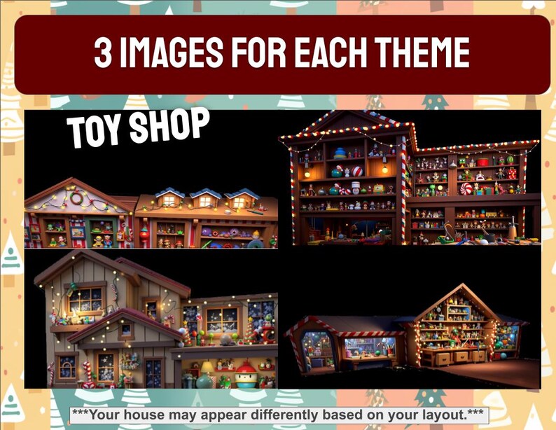 Christmas Projection Mapping Facade Pack! - PACK 7 - Three Themes ...