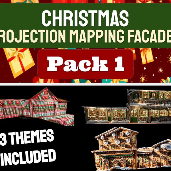 Christmas House Projection - Etsy