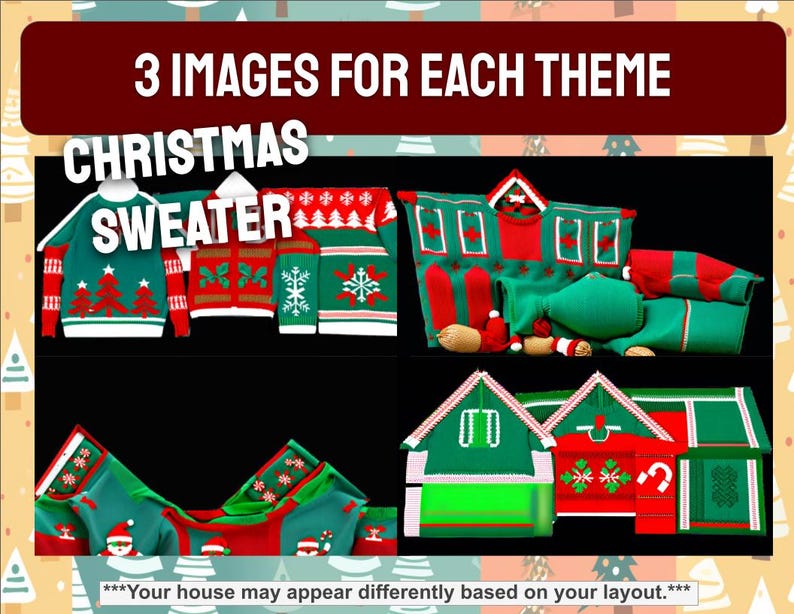 Christmas Projection Mapping Facade Pack! - PACK 1 - Three Themes ...