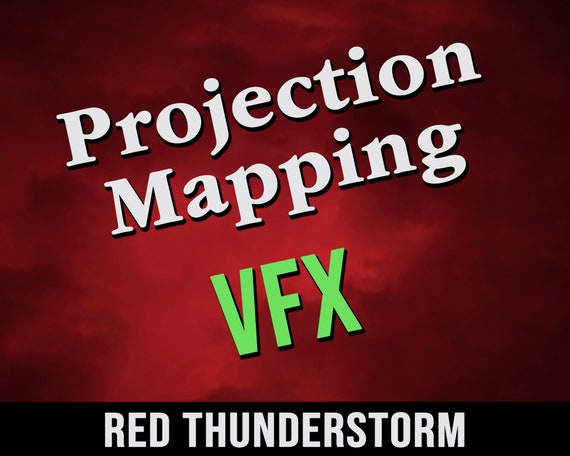 Red Thunderstorm VFX Instant Download 4K MP4 File - Etsy