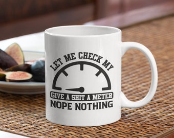 Give a Shit Meter - Etsy
