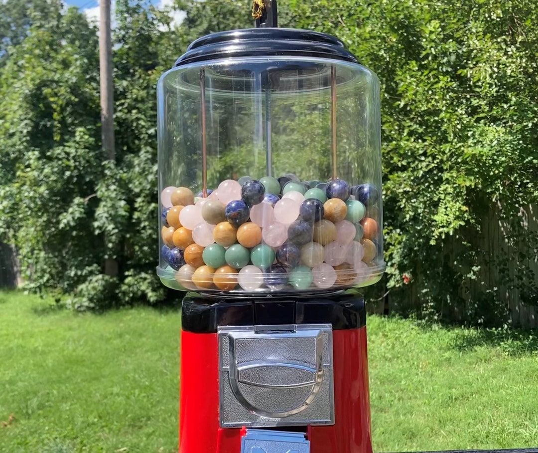 Mystery Mini Spheres, Crystal Sphere Gumball Machine Spin, READ ...