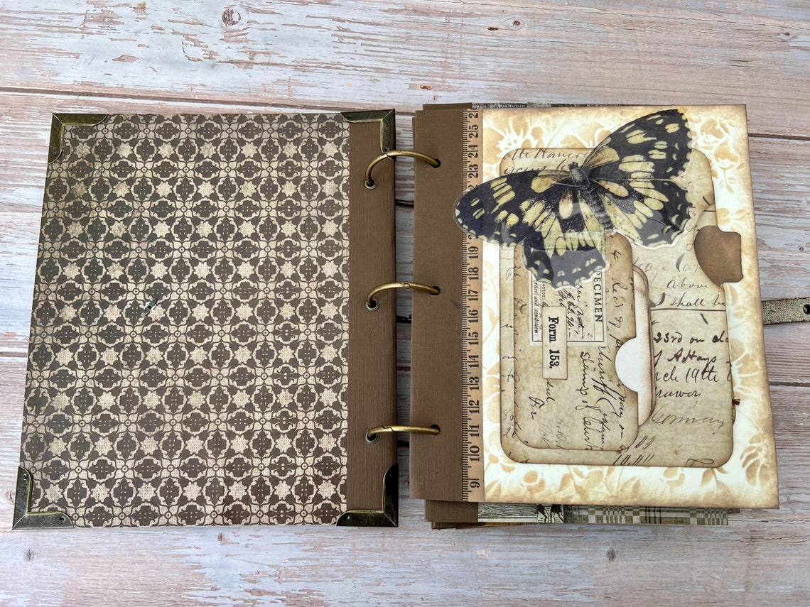 Tim Holtz Ring Bound Journal - Etsy