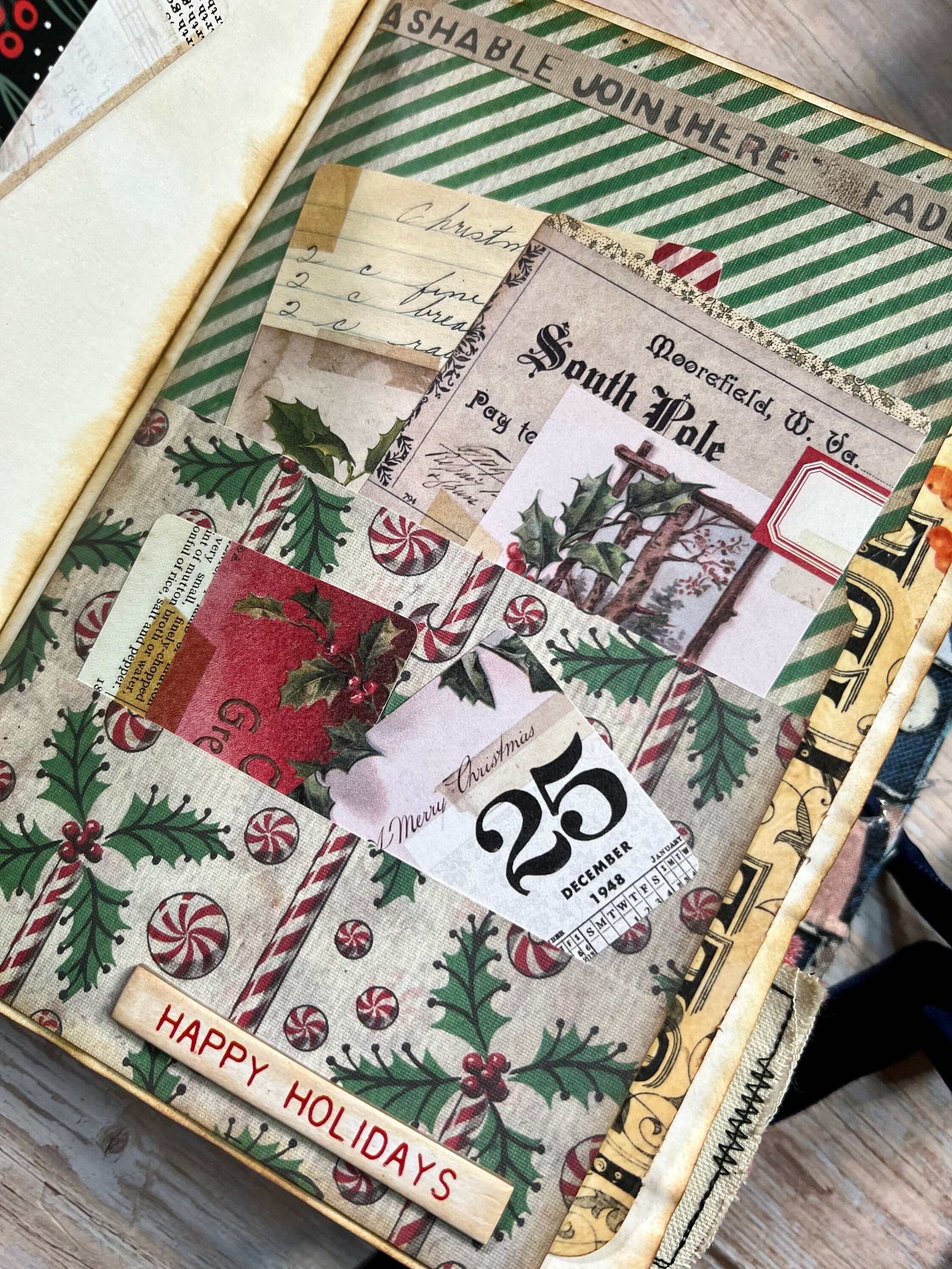 Christmas Handmade Journal - Etsy