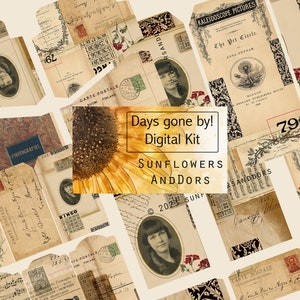 Days Gone by Digital Kit - Etsy